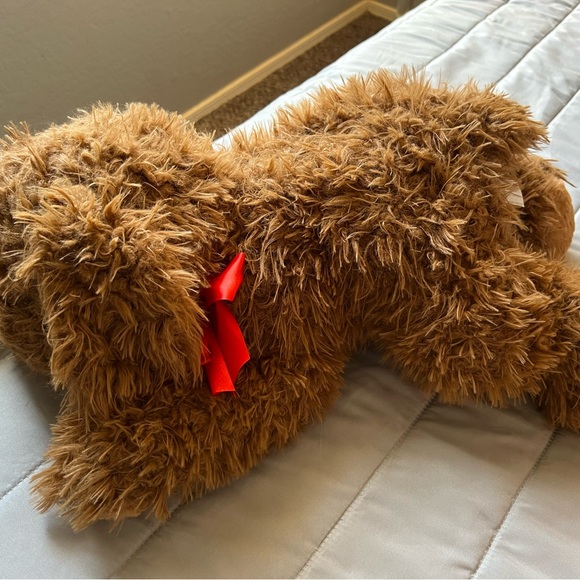Toys | Fluffy Brown Dog Plush Toy | Poshmark